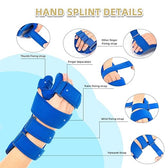 Resting Hand Splint, Stroke Hand Therapy Equipment, Hand Brace with Fi