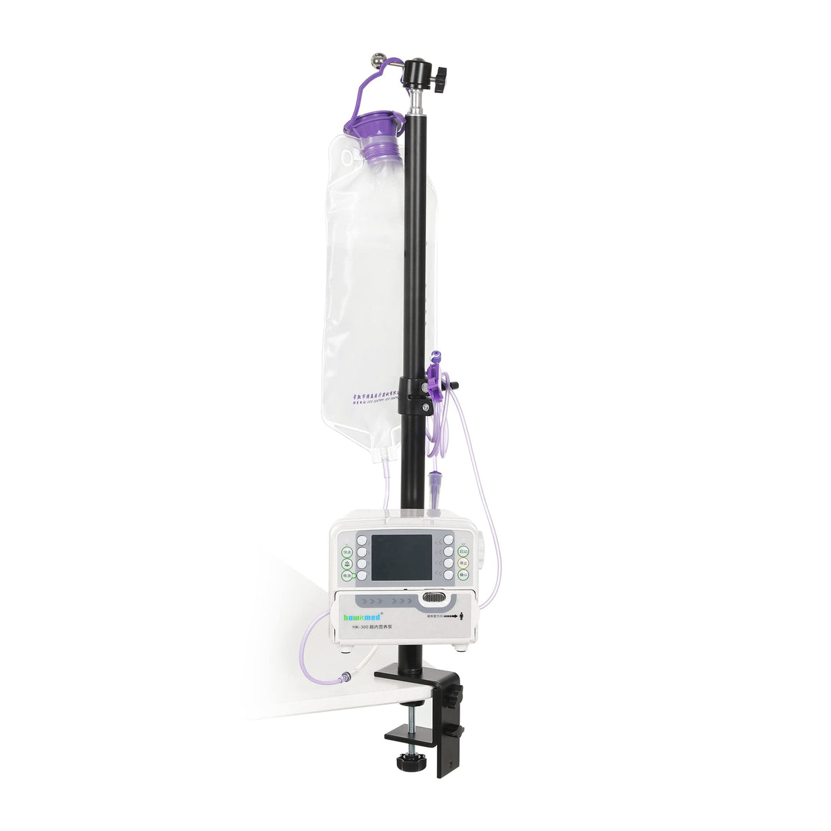 Feeding Tube Backpack and Feeding Tube Stand for Feeding Tube G Tube J