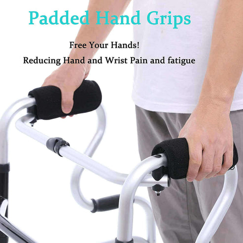 Fanwer Padded Walker Hand Grips, Walker Handle Pads, Crutch Pads Cover